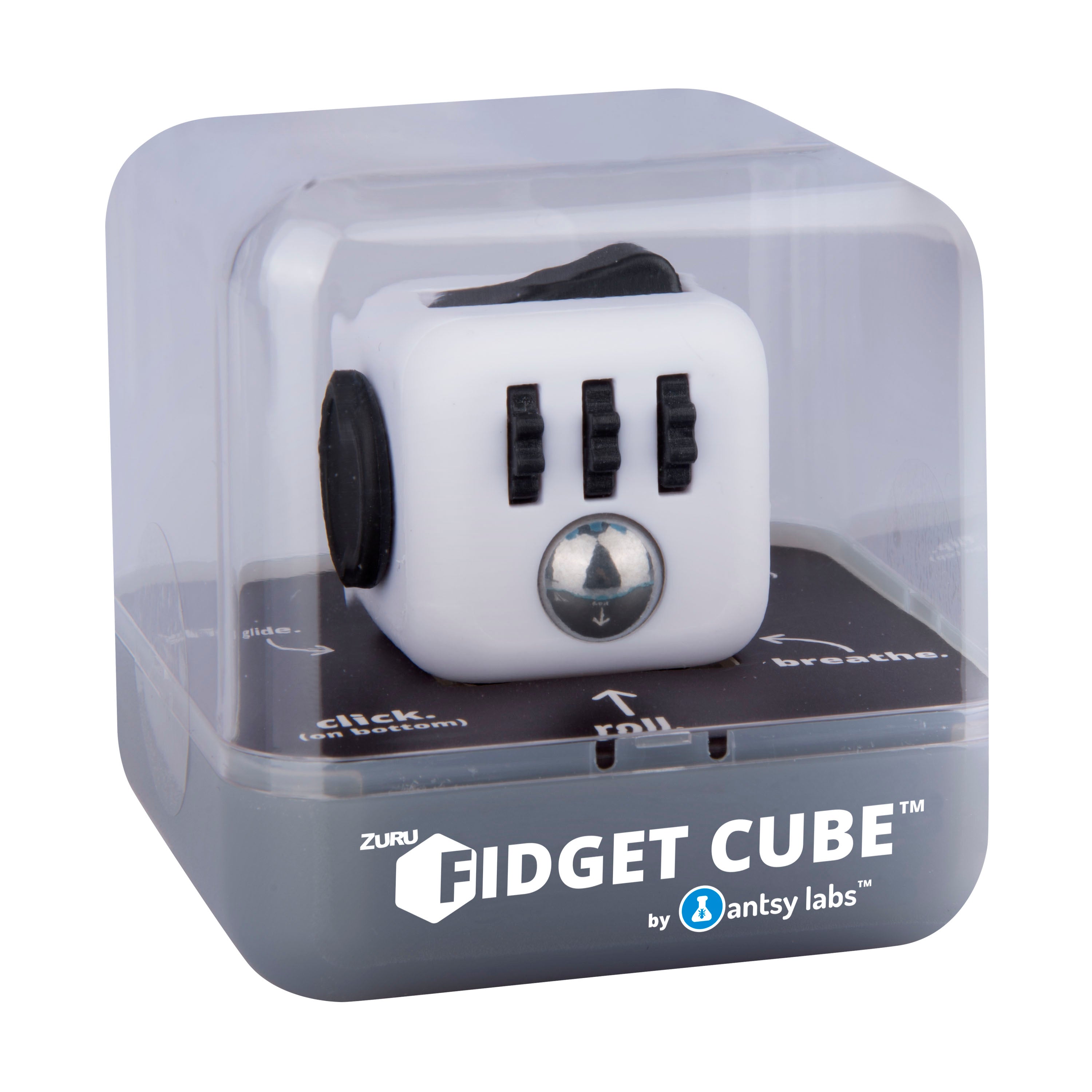 Fidget Cube - Dice (zwart-wit)