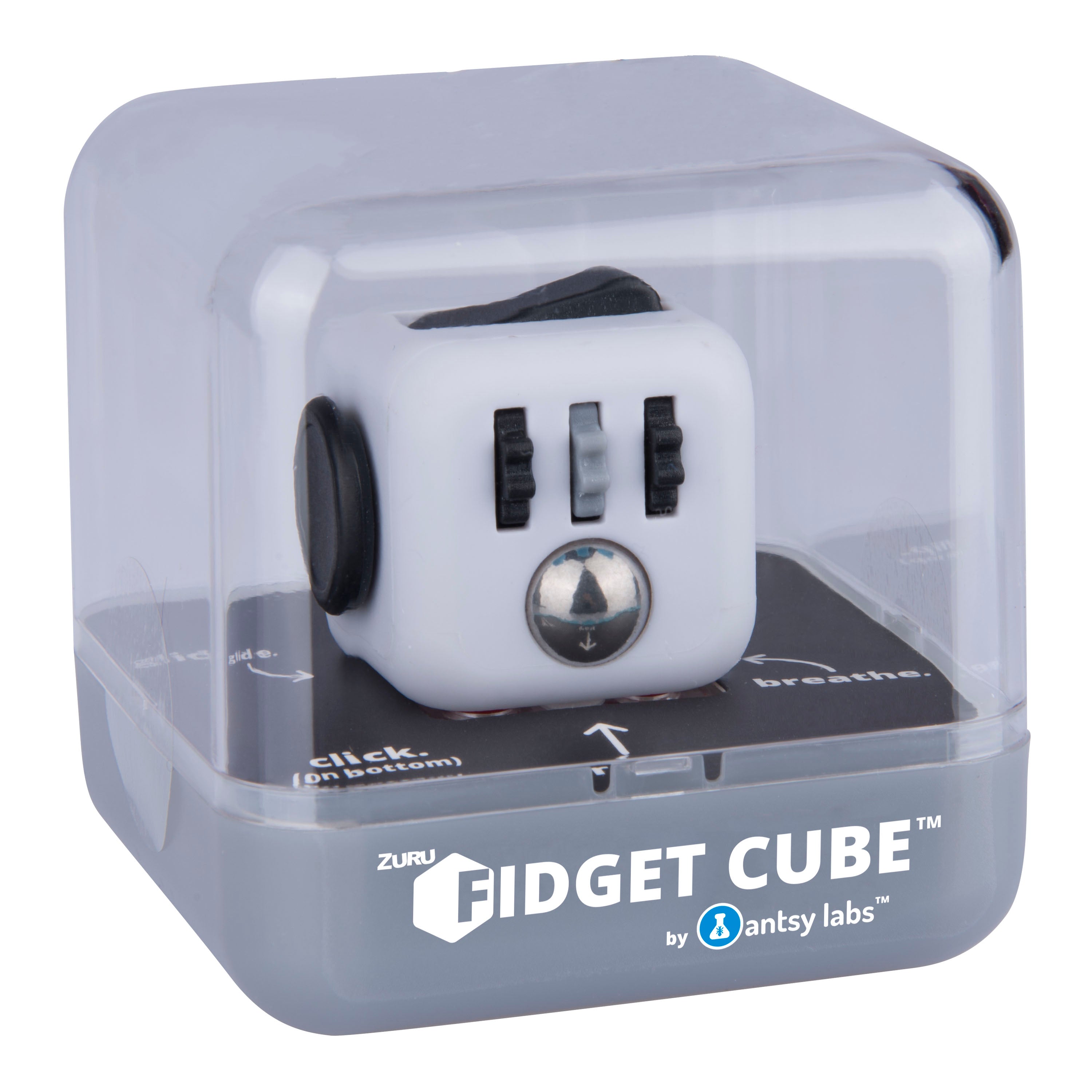Fidget Cube - Retro (zwart-wit-rood)